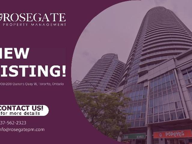 1 Br, 1 bath, Apartment 208 Queens Quay West