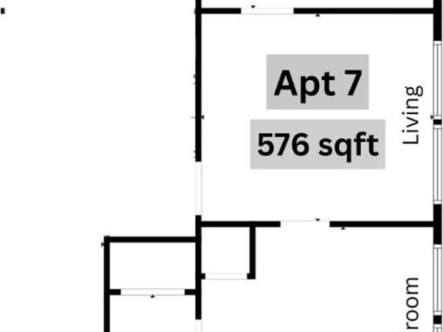 1 Br, 1 bath, Apartment 201 West Main Street