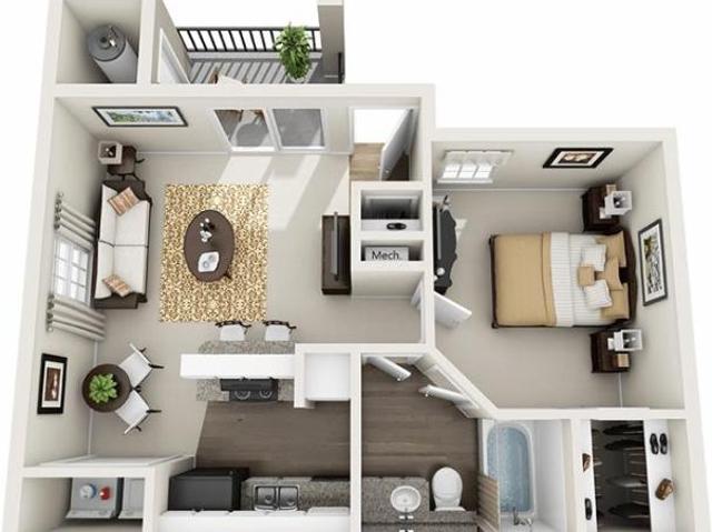 1 Br, 1 bath, Apartment 2365 S Promenade Ave