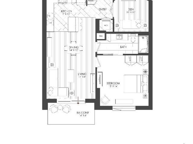 1 Br, 1 bath, Apartment 258 Coleman Street