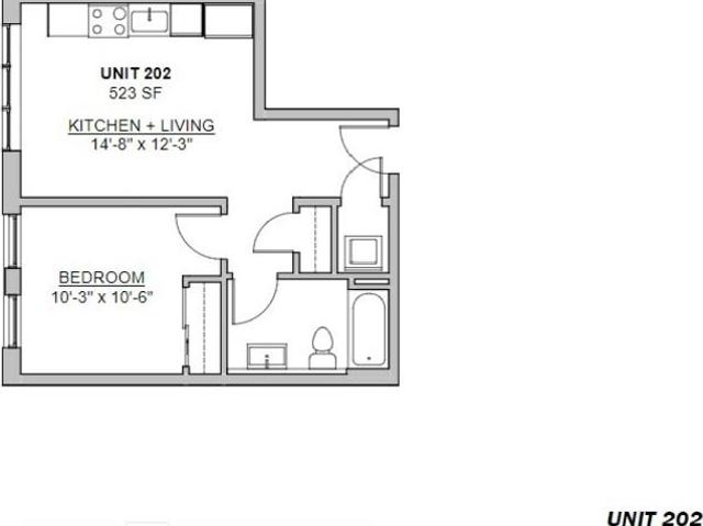 1 Br, 1 bath, Apartment 2616 West Girard Ave