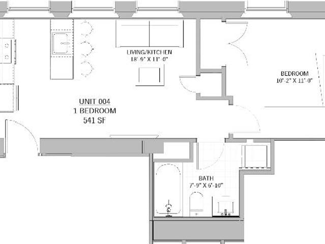 1 Br, 1 bath, Apartment 262 Blackstone Boulevard