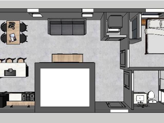 1 Br, 1 bath, Apartment 434 Santa Fe Drive
