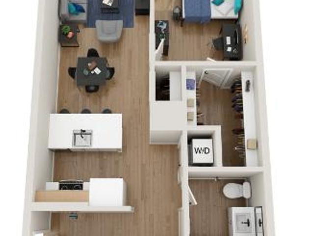 1 Br, 1 bath, Apartment 75 Baldwin Street