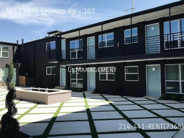 1 Br, 1 bath, Condo 4505 Cedar Springs Rd