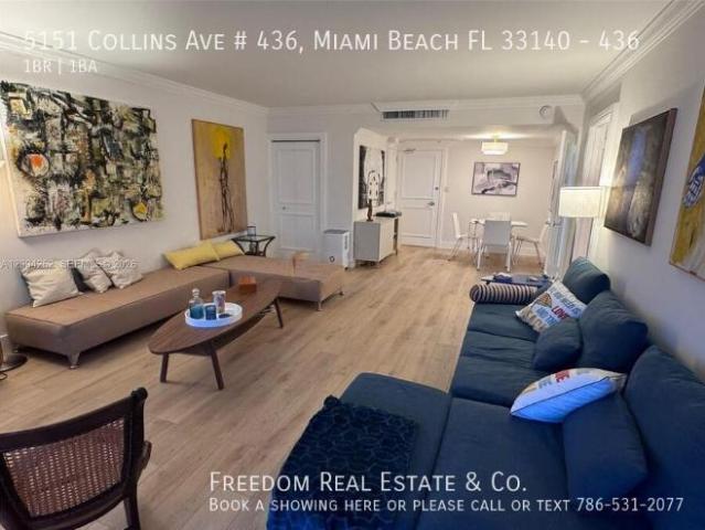 1 Br, 1 bath, Condo 5151 Collins Ave