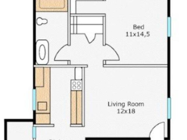 1 Br, 1 bath, Condo 531 Bedford Road
