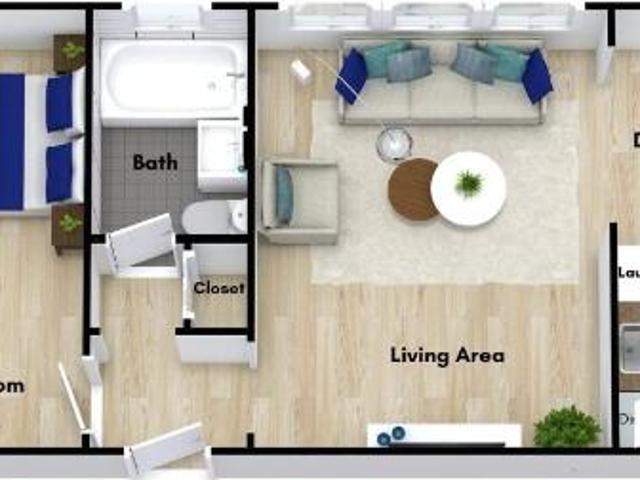 1 Br, 1 bath, Condo 545 Chestnut St #301