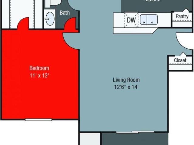 1 Br, 1 bath, Condo 61 Kensington Circle