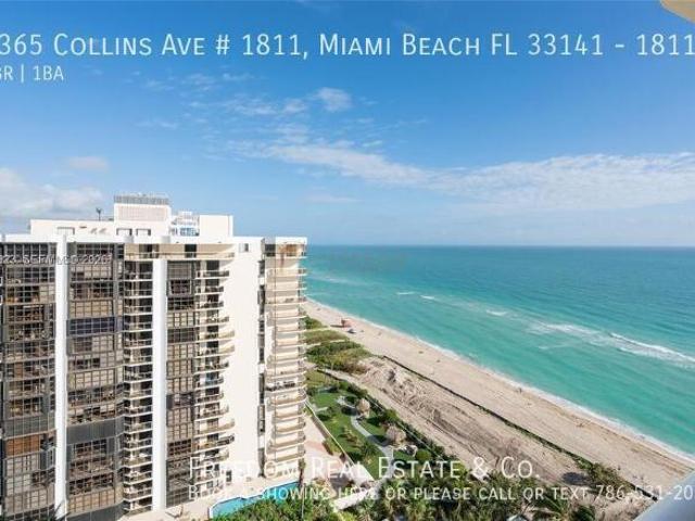 1 Br, 1 bath, Condo 6365 Collins Ave