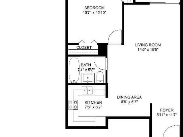 1 Br, 1 bath, Condo 1037 Howell Place