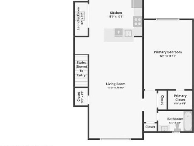 1 Br, 1 bath, Condo 1200 Bradley Ct