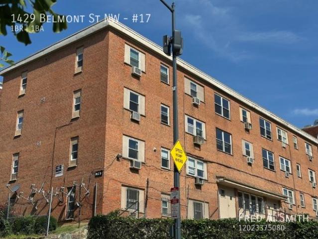 1 Br, 1 bath, Condo 1429 Belmont St Nw