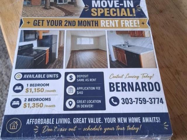1 Br, 1 bath, Condo 1500 S Albion St Apt 101