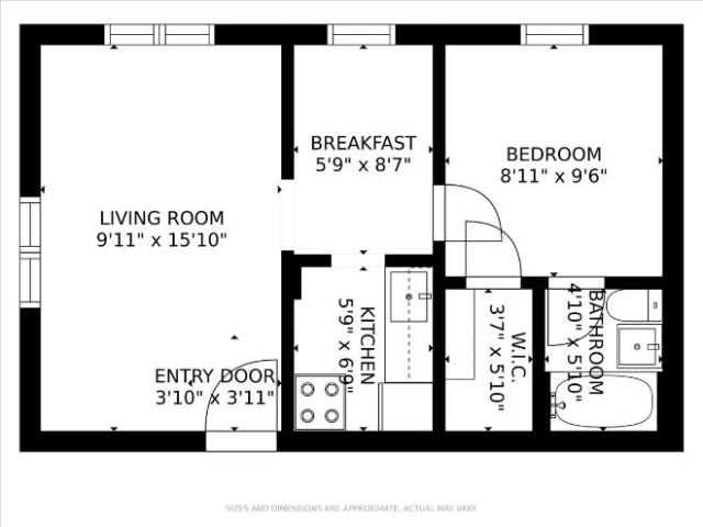 1 Br, 1 bath, Condo 1580 Pennsylvania