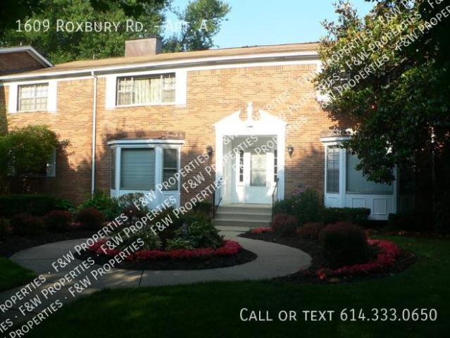 1 Br, 1 bath, Condo 1609 Roxbury Rd