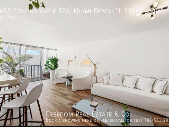 1 Br, 1 bath, Condo 2655 Collins Ave