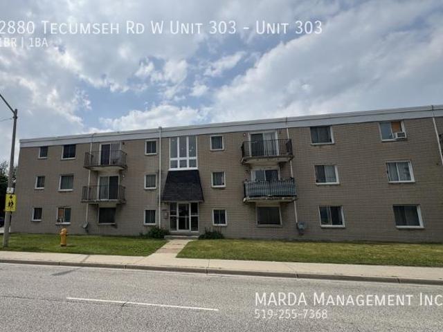 1 Br, 1 bath, Condo 2880 Tecumseh Rd W