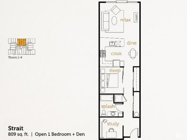 1 Br, 1 bath, Condo 3036 16th Ave W