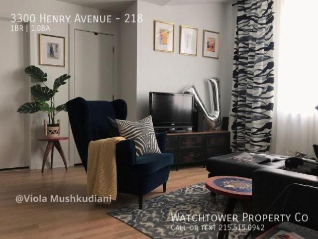1 Br, 1 bath, Condo 3300 Henry Avenue