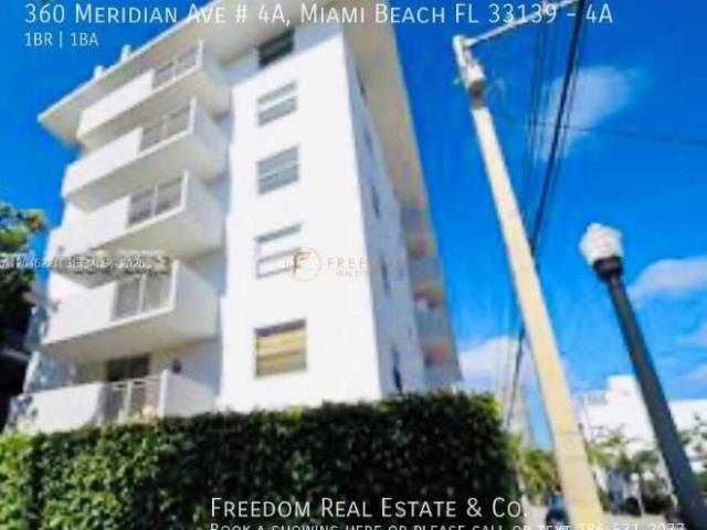 1 Br, 1 bath, Condo 360 Meridian Ave