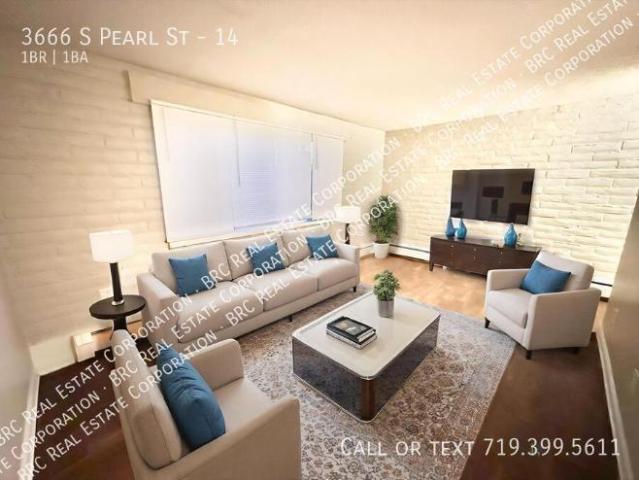 1 Br, 1 bath, Condo 3666 S Pearl St