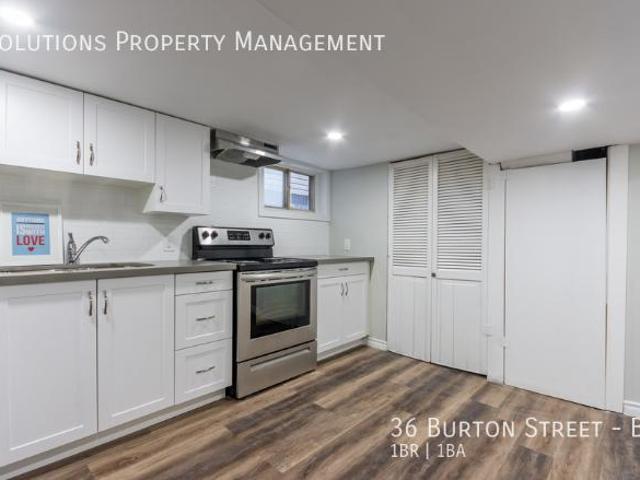 1 Br, 1 bath, Condo 36 Burton Street