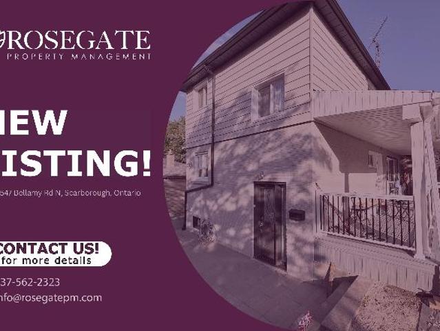 1 Br, 1 bath, Other 547 Bellamy Road North