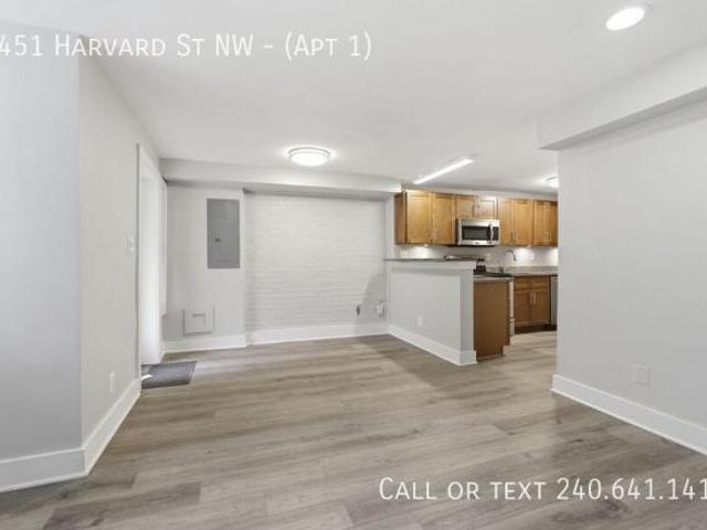 1 Br, 1 bath, Single Family 1451 Harvard St NW