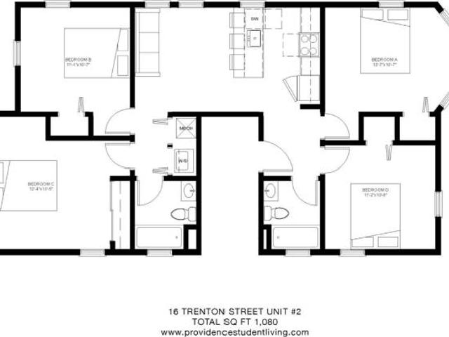 1 Br, 1 bath, Single Family 16 Trenton Street 2