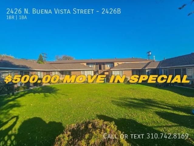 1 Br, 1 bath, Single Family 2426 N Buena Vista Street