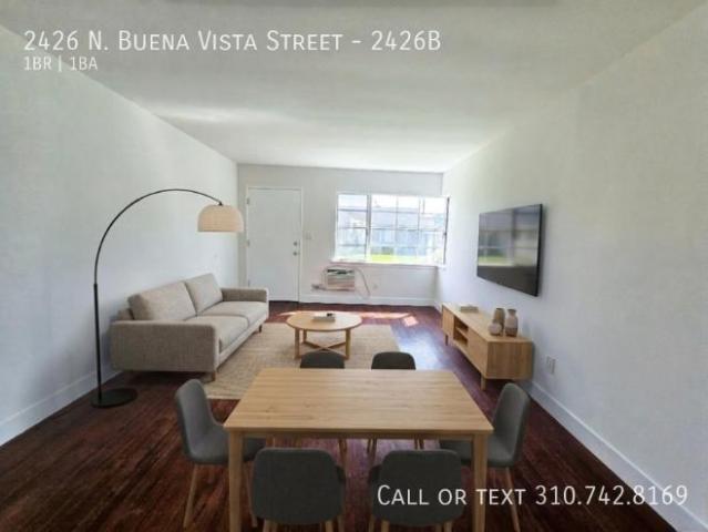 1 Br, 1 bath, Single Family 2426 N Buena Vista Street