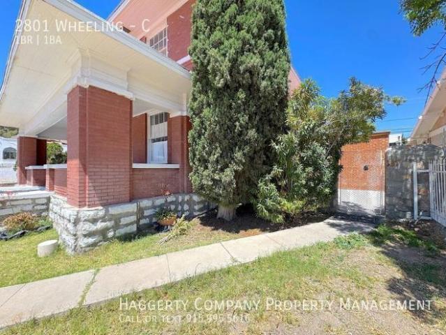 1 Br, 1 bath, Single Family 2801 Wheeling