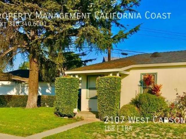 1 Br, 1 bath, Single Family 2107 West Carson Street