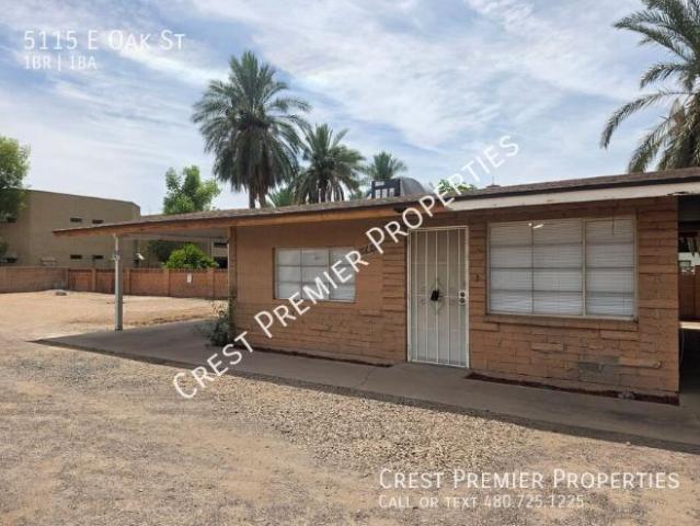 1 Br, 1 bath, Single Family 5115 E Oak St