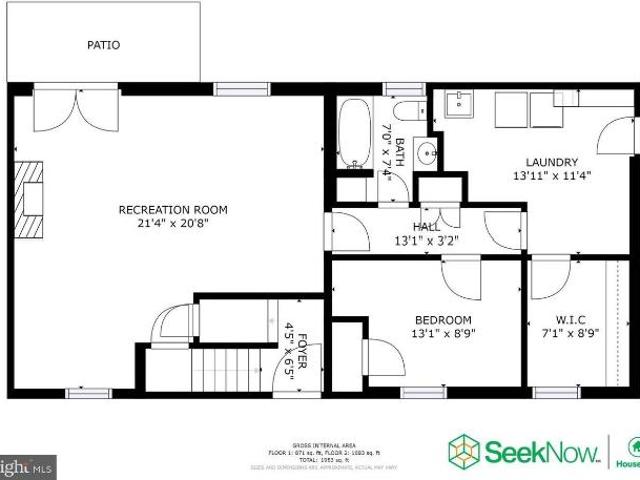 1 Br, 1 bath, Single Family 6204 Barrowfield Ct