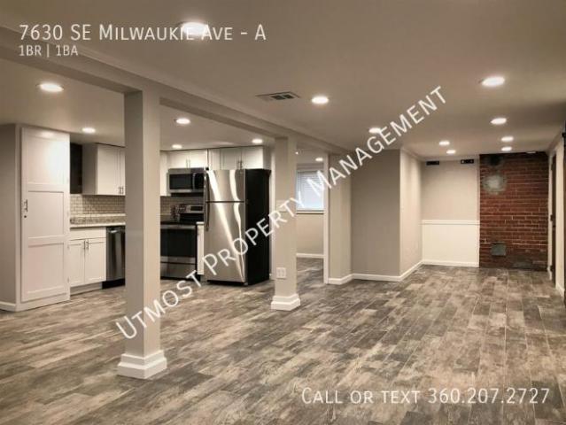1 Br, 1 bath, Single Family 7630 SE Milwaukie Ave