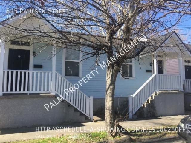 1 Br, 1 bath, Single Family 815 Paulsen Street