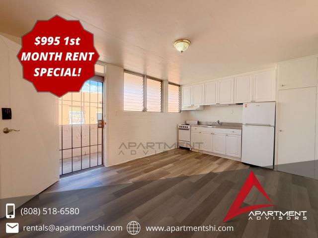 1 BR, 1 BA Apartment 1408 Liliha St, Honolulu, HI 96817