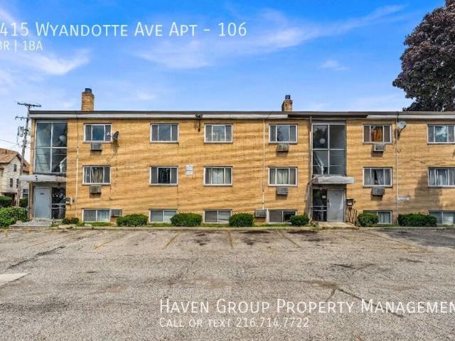 1 BR, 1 BA Apartment 1415 Wyandotte Ave Apt, Lakewood, OH 44107