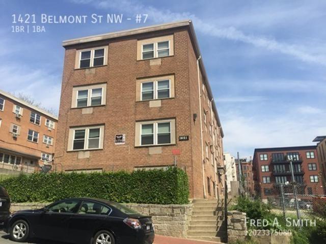 1 BR, 1 BA Apartment 1421 Belmont St NW, Washington, DC 20009