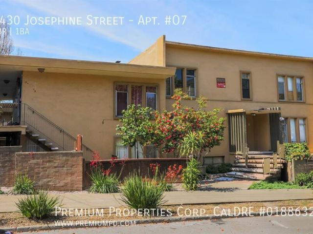 1 BR, 1 BA Apartment 1430 Josephine Street, Berkeley, CA 94703