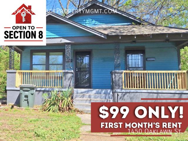 1 BR, 1 BA Apartment 1450 Oaklawn St Memphis, TN 38114