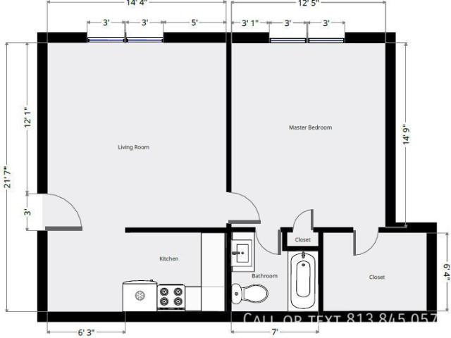 1 BR, 1 BA Apartment 1501 16th Street North, Saint Petersburg, FL 33704
