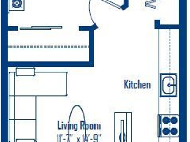 1 BR, 1 BA Apartment 150 S Clarkson St, Denver, CO 80209