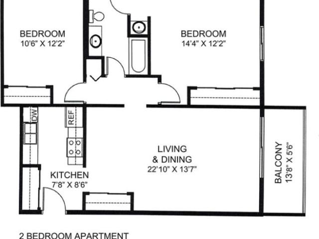1 BR, 1 BA Apartment 165 County Road B2 E Unit 109, Saint Paul, MN 55117