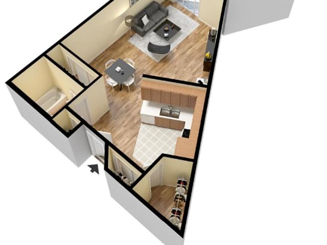 1 BR, 1 BA Apartment 165 County Road B2 E Unit 119, Saint Paul, MN 55117