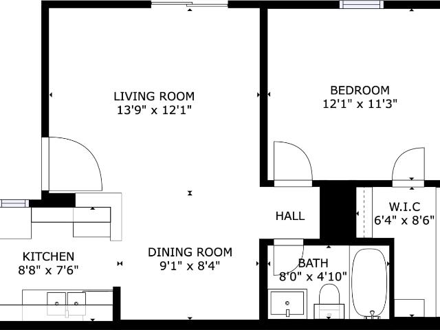 1 BR, 1 BA Apartment 1700 Jackson Keller Road Unit 1 2914, San Antonio, TX 78213