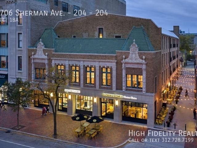 1 BR, 1 BA Apartment 1706 Sherman Ave. 204, Evanston, IL 60201