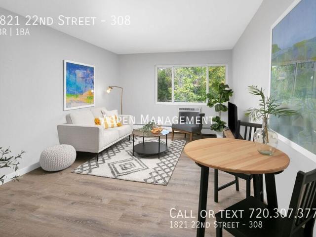 1 BR, 1 BA Apartment 1821 22nd Street, Boulder, CO 80302